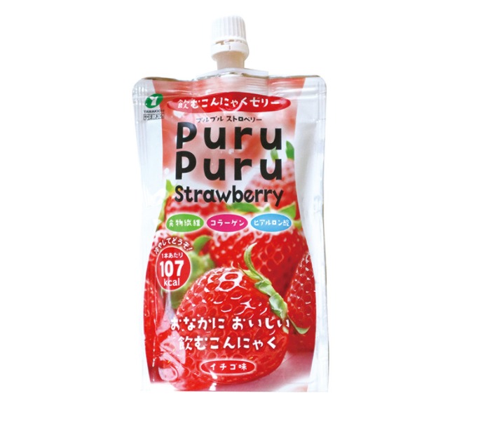 Get Yamakichi Puru Puru Drinkable Konjac Jelly, Strawberry Flavor ...