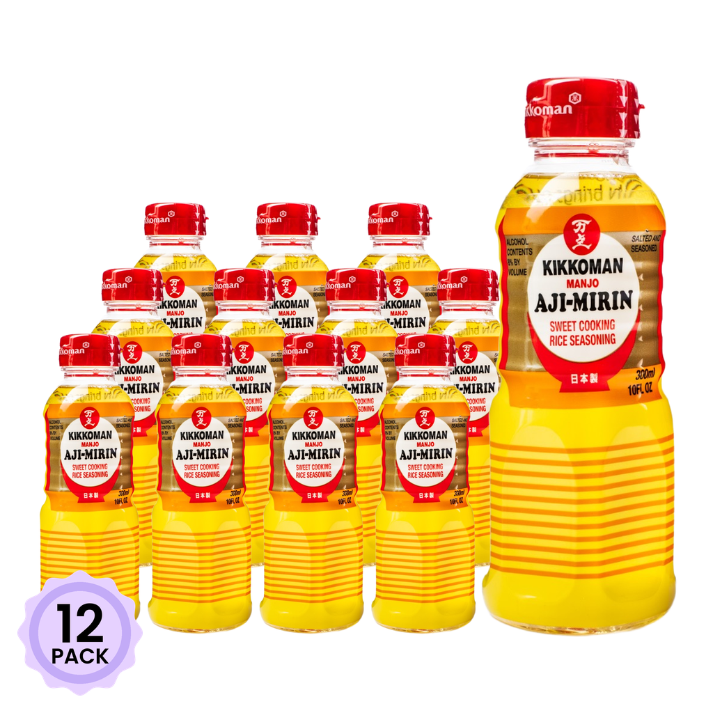 Get Kikkoman Manjo Aji Mirin Sweet Cooking Rice Seasoning 10 oz*12 pack ...