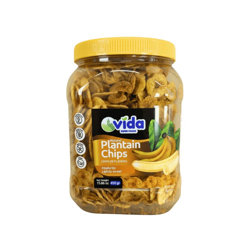 Get Vida Lightly Sweet Plantain Chips 450g 1 each Delivered | Weee ...