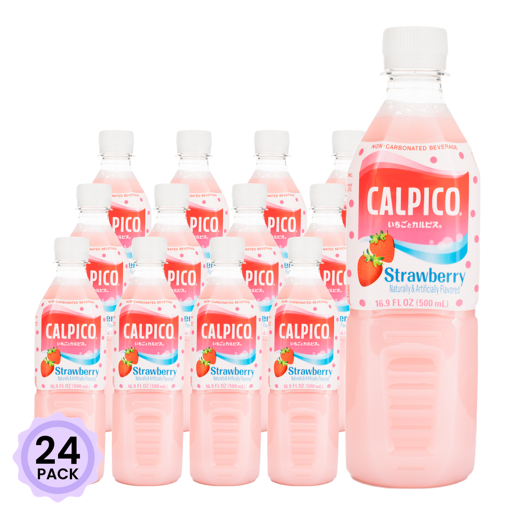 Get Calpico Non-Carbonated Soft Drink, Strawberry Flavor 16.9 oz*24 pack Delivered | Weee! Asian ...