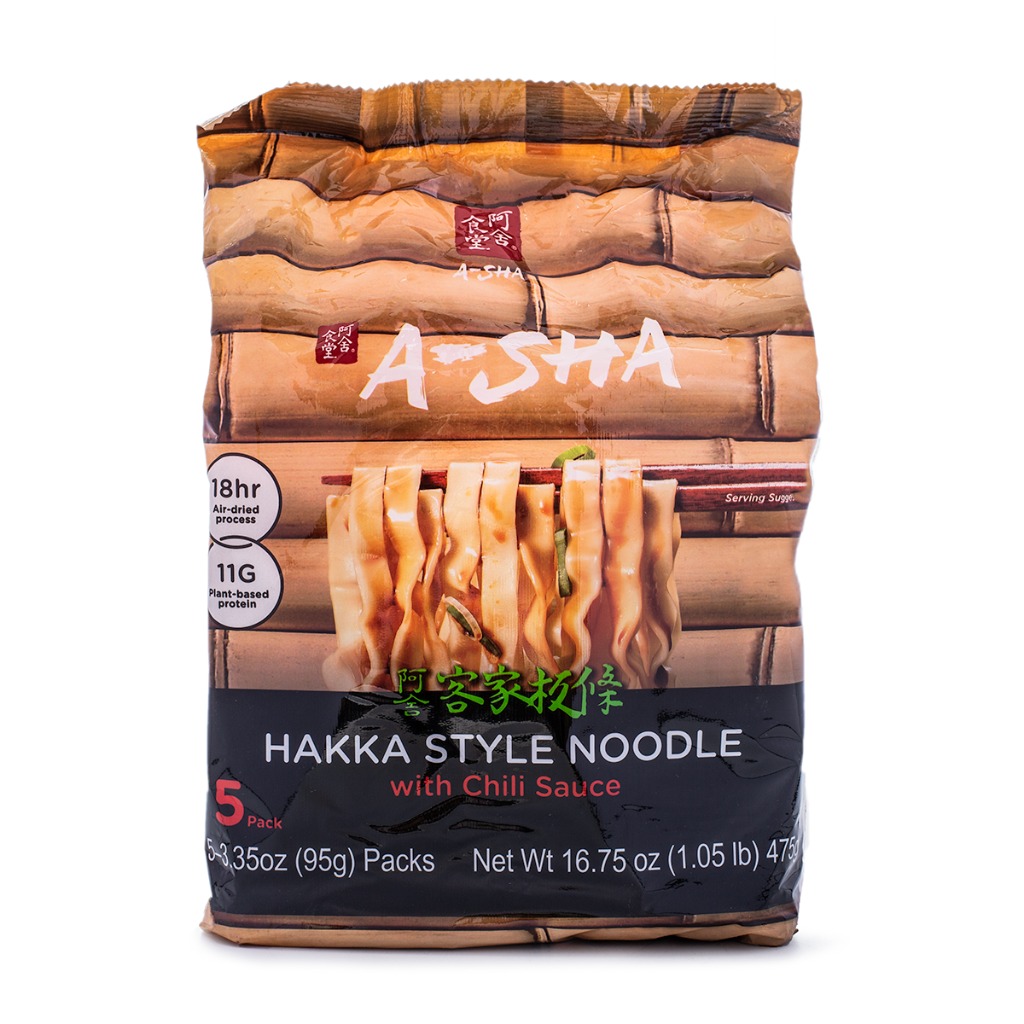 Get A-Sha Dry Noodle Hakka Noodle Chili Sauce 5pk Delivered | Weee ...