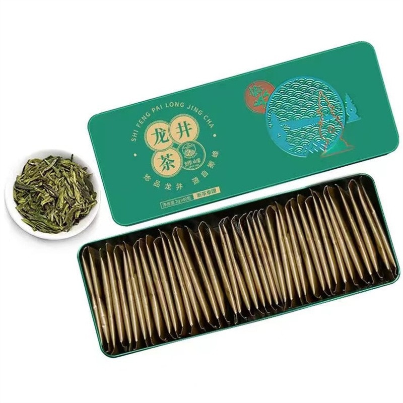 Get Green Tea Longjing Tea Leaves Hangzhou Authentic Spring Tea Before Rain 80g/box Delivered ...