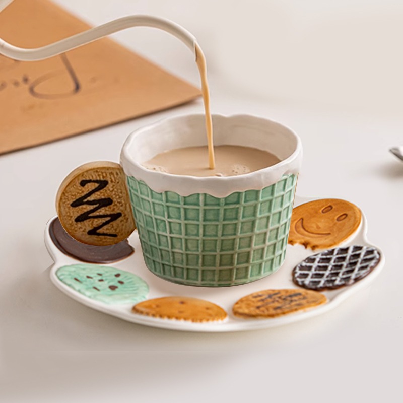 Get Handmade Original Coffee Mug+Tray Set C Delivered | Weee! Asian Market