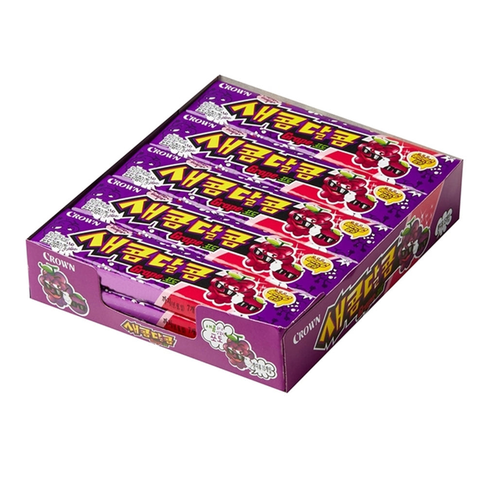 Get Crown Sweet and Sour Chewing Candy Grape 29g x 15p Delivered | Weee ...