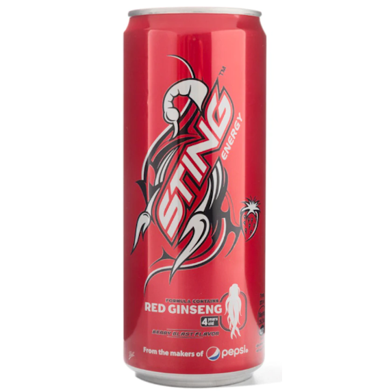 Get Sting Nuoc Tang Luc Energy Drink with Red Ginseng, Strawberry ...