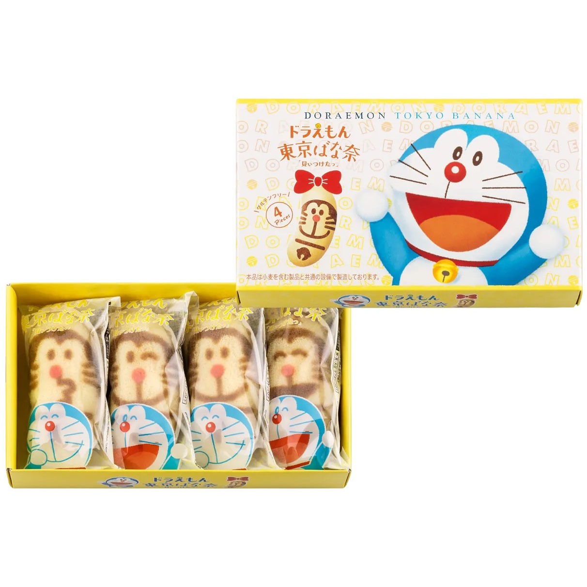 Get TOKYO BANANA×DORAEMON Pudding Flavor, 4 PCs Delivered | Weee! Asian ...