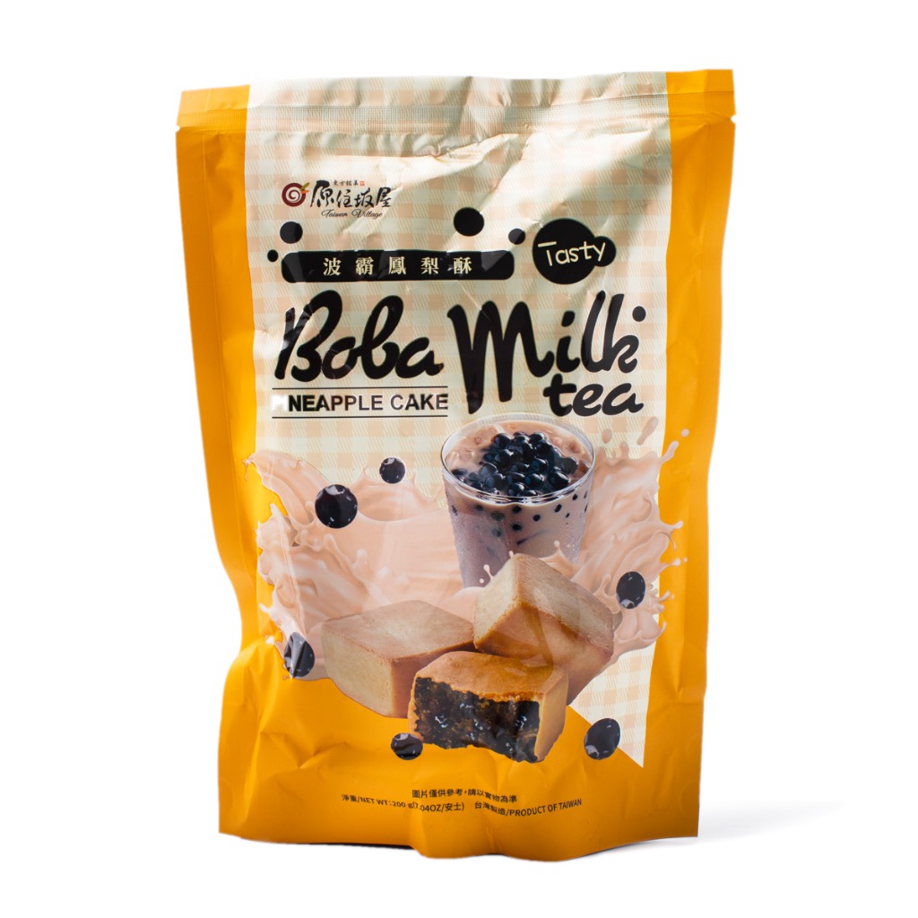 Get Taiwan Village Boba Milk Tea Pineapple Cake Delivered | Weee! Asian ...