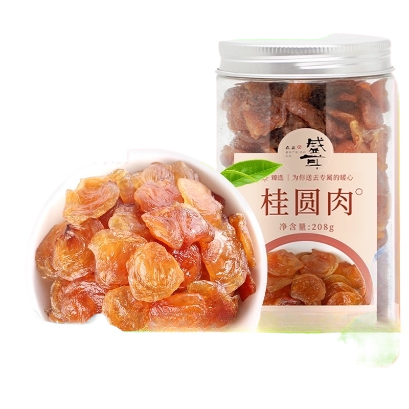 Get Full ear longan meat no core no stripping longan meat dry meat thick 208g*1 canned Delivered ...