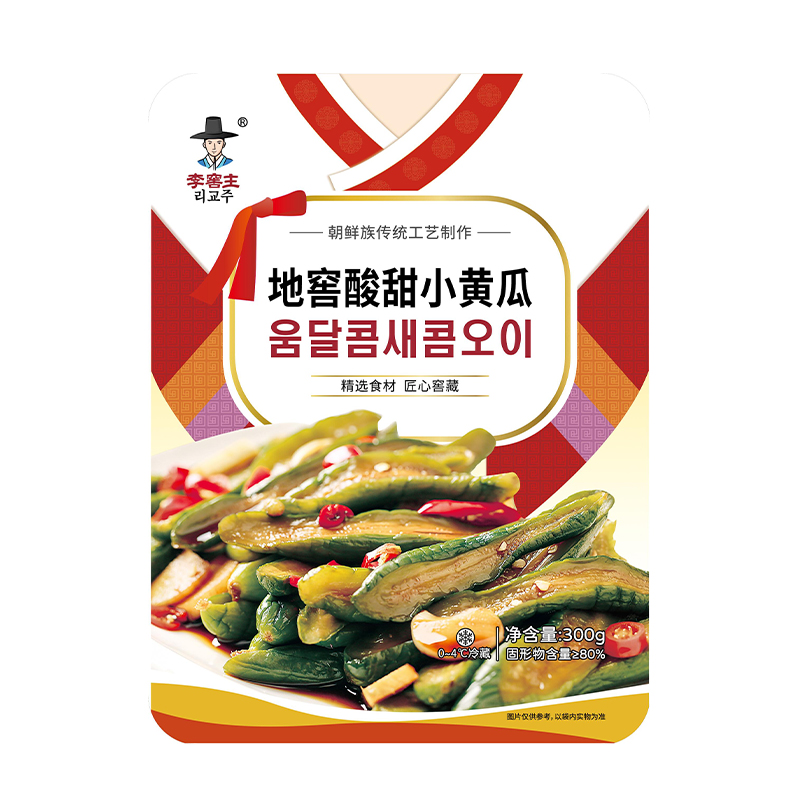 Get Li Jiao main cellar Korean style kimchi cucumber 300g * 1 bag ...