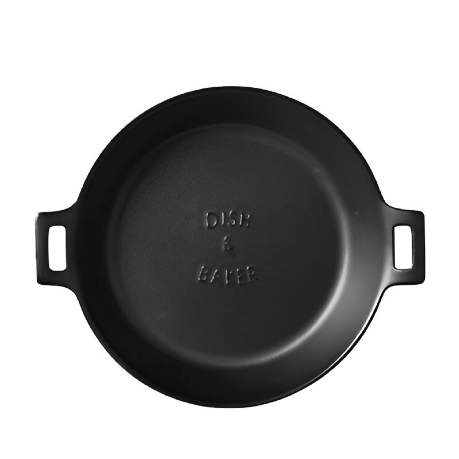 Get Meister Hand Dish & Baker Handle Plate - Black/Large Delivered ...