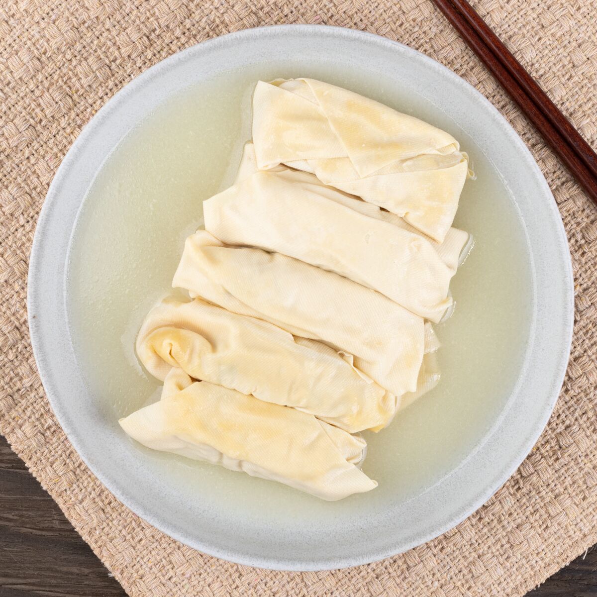 Get Steamed Tofu Skin Rolls in Chicken Broth 400g Delivered | Weee ...