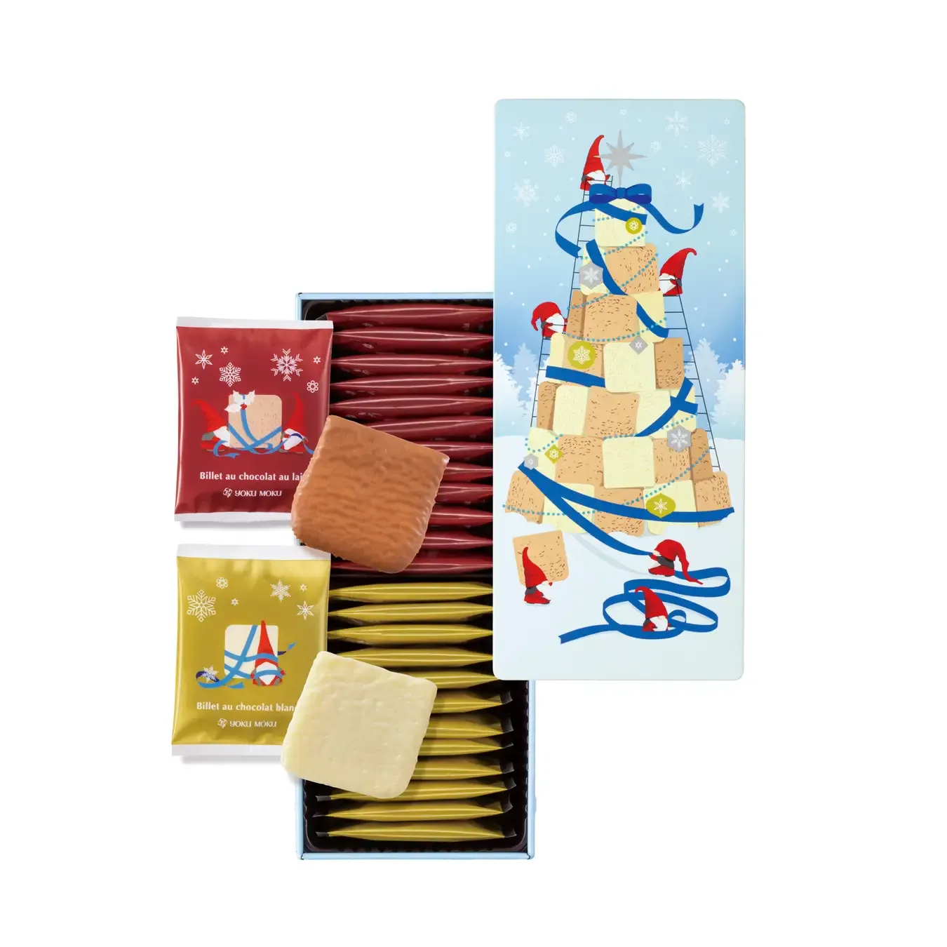 YOKUMOKU Christmas Limited Chocolate Cookies 24pcs 1 box - Weee!