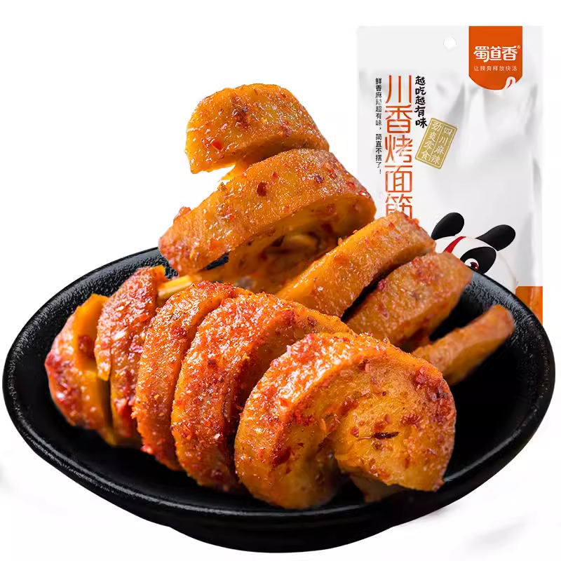 蜀道香川香烤面筋四川特色小吃26g/包 - Weee!