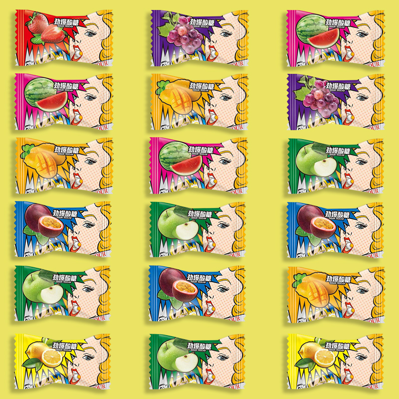 同耀 超级酸水果糖混合口味提神零食独立包装280g - Weee!