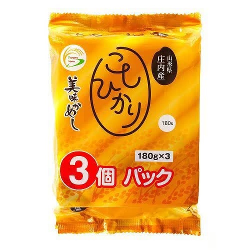 Dreams Farm Koshihikari Rice Shonai 180g x3 Pack - Weee!