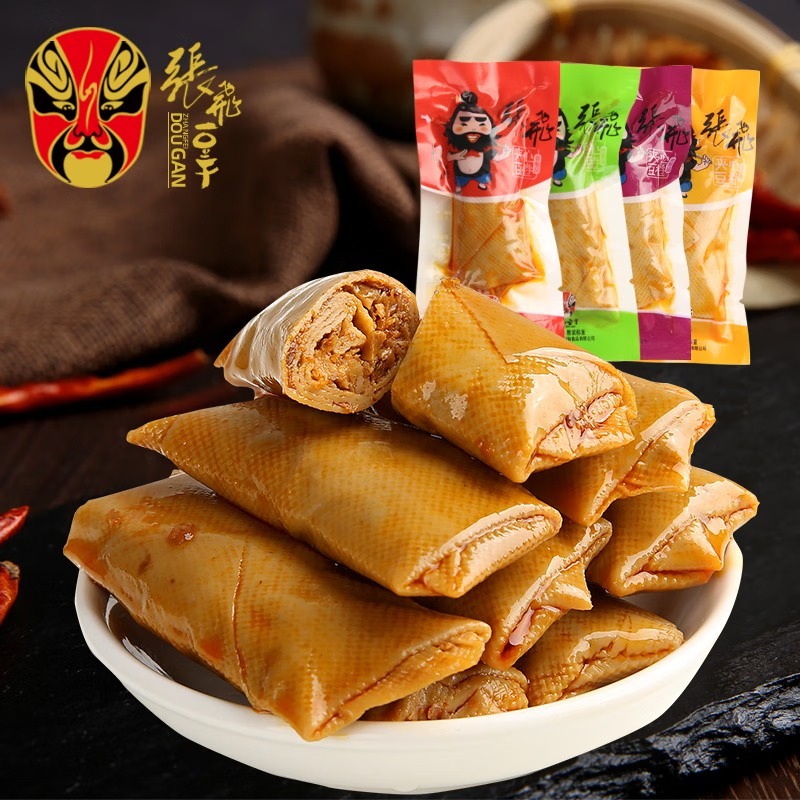 Get specialty from Sichuan, small packets, boxed, mushroom tofu snacks ...