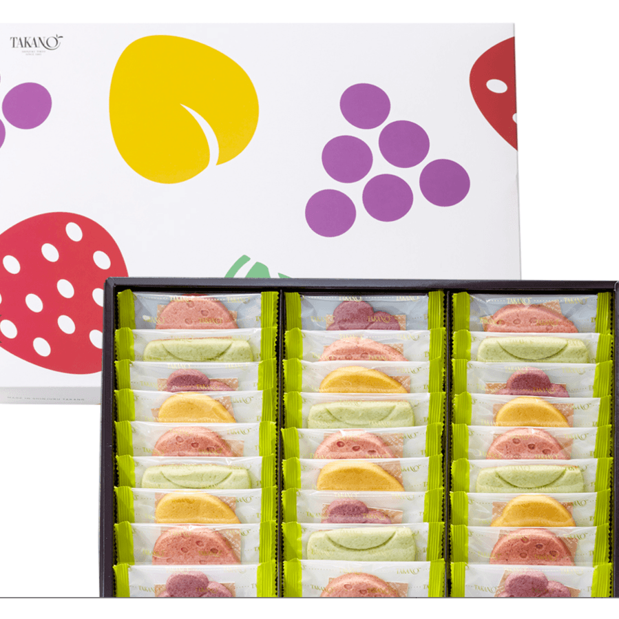 Get Direct from Japan: Takano Shinjuku Fruit Dessert Cookies, 27 Pieces ...