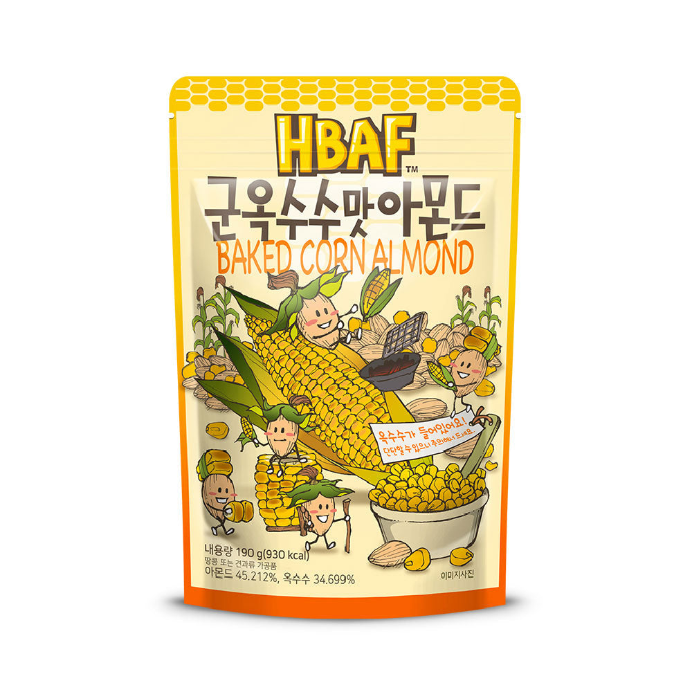Get HBAF Roasted Corn Flavored Almonds 190g Delivered | Weee! Asian Market