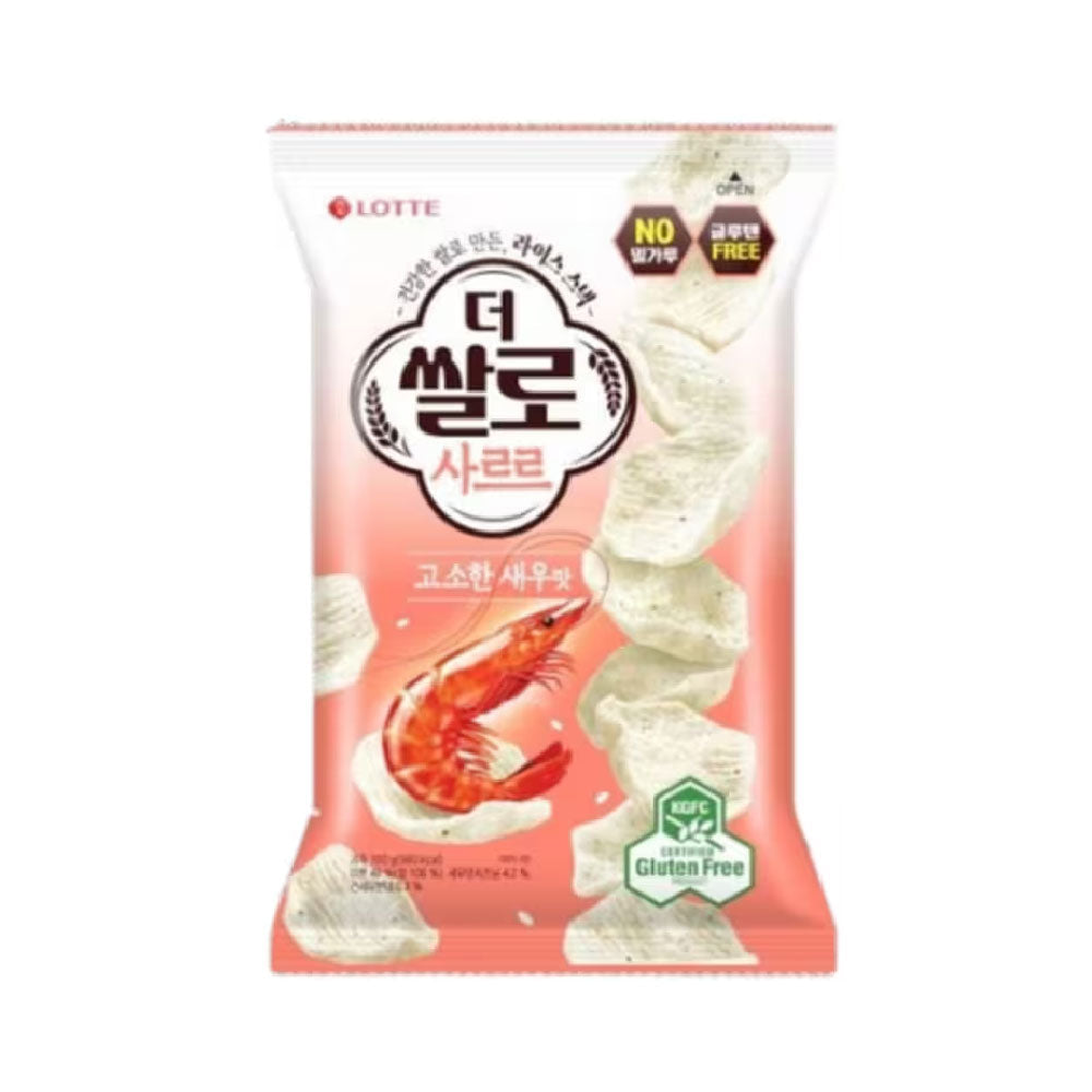 Lotte The Ssalo Rice Cracker Savory Shrimp Flavor 100g - Weee!