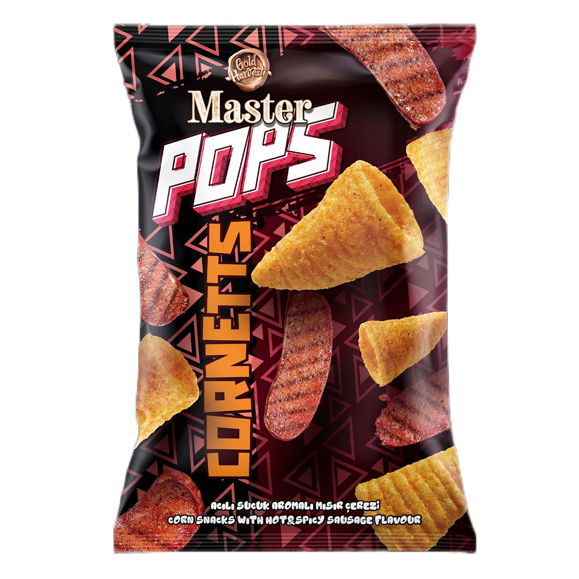 Get Master Pops Hot & Spicy Sausage Corn Chips 110g 1 pack Delivered ...