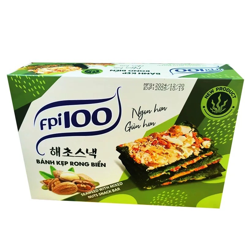 Get Vietnamese Seaweed Nut Rice Cake 8 small packets Delivered | Weee ...