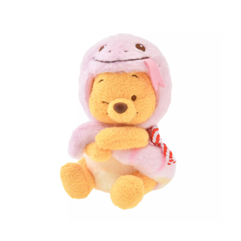 東京ディズニー2025限定 くまのプーさん ピンクのヘビのぬいぐるみ Sサイズ 74g - Weee!