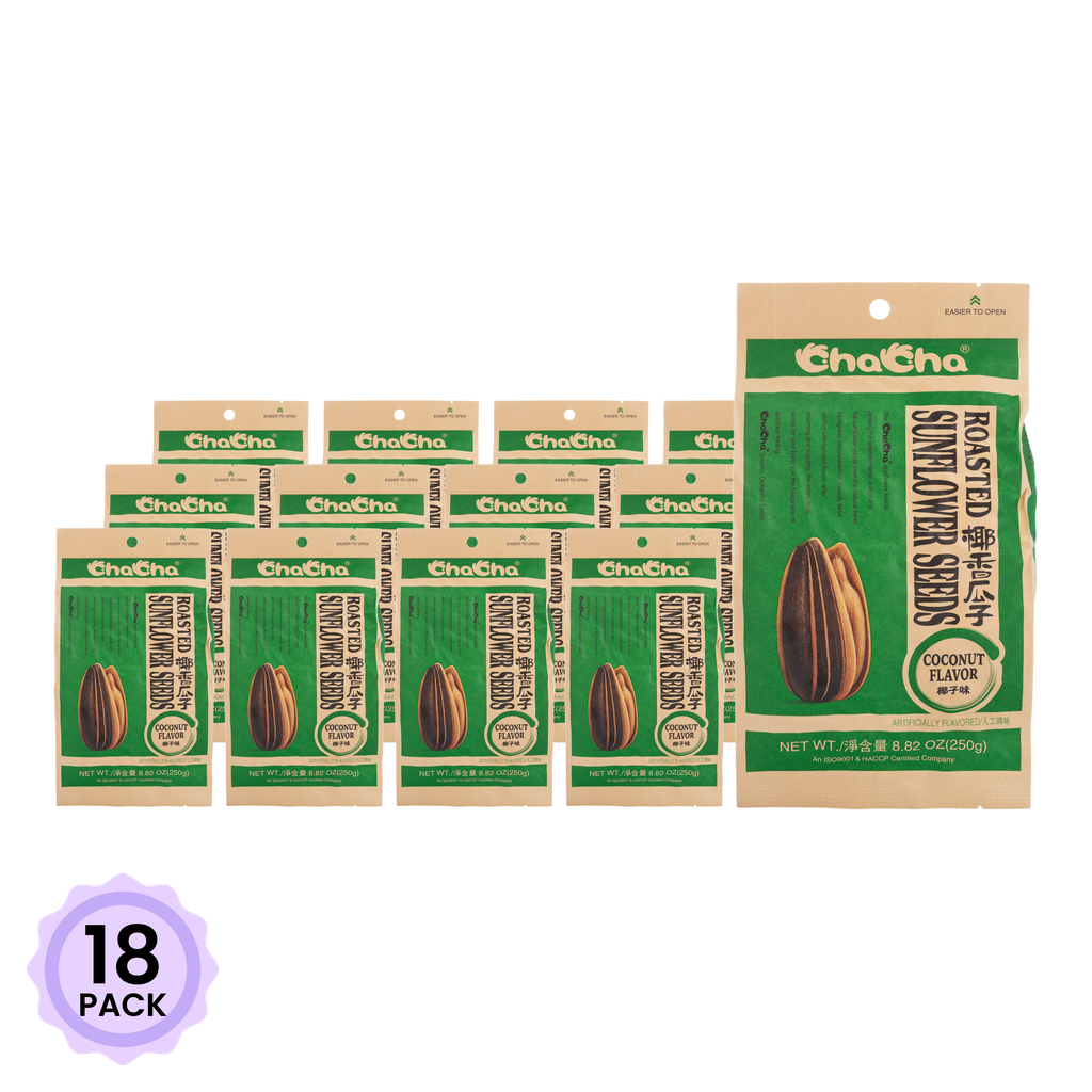 Get Chacha Sunflower Seeds, Coconut Flavor 250 g*18 pack Delivered ...