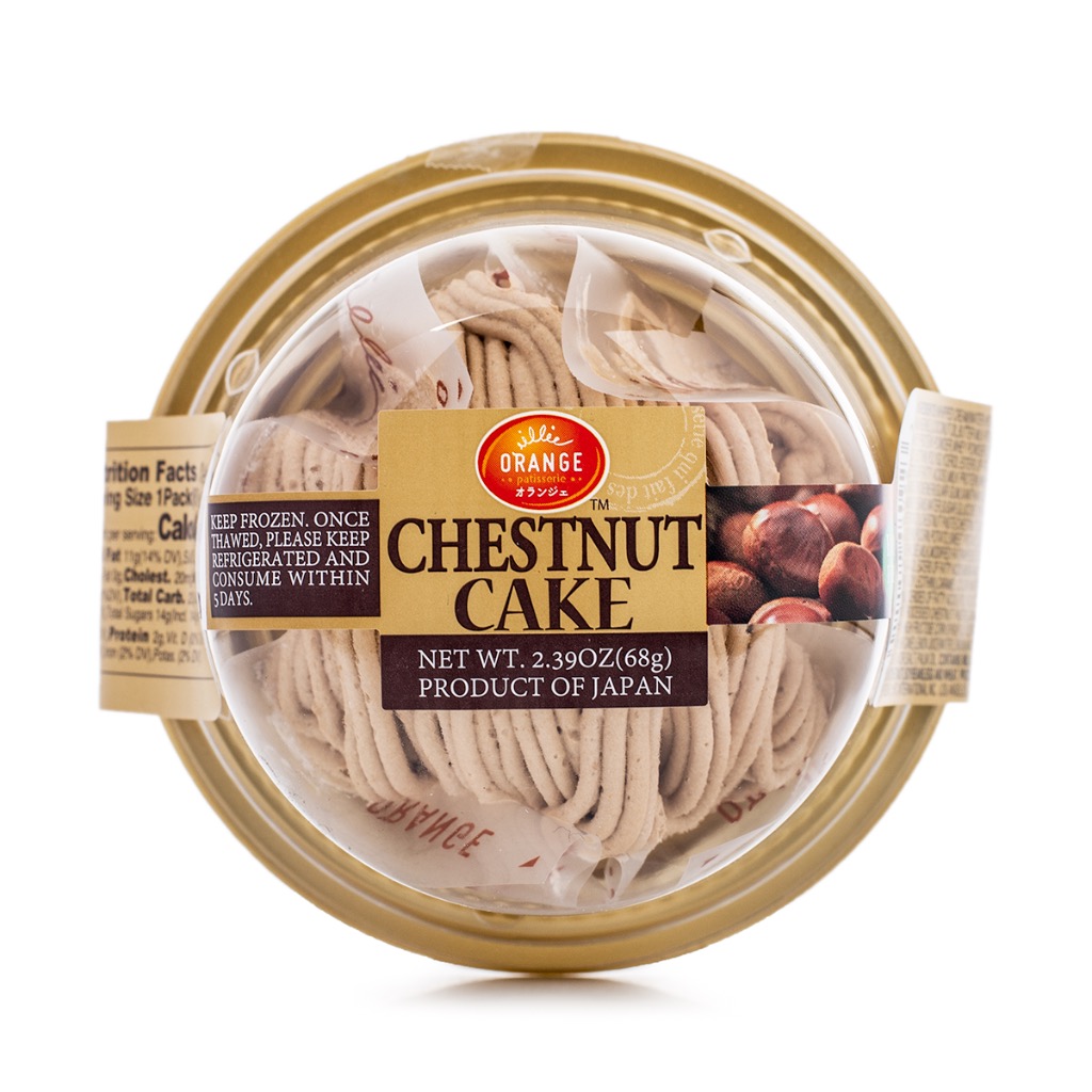 Get Orange Monblanc Chestnut Cake 68 g Delivered | Weee! Asian Market