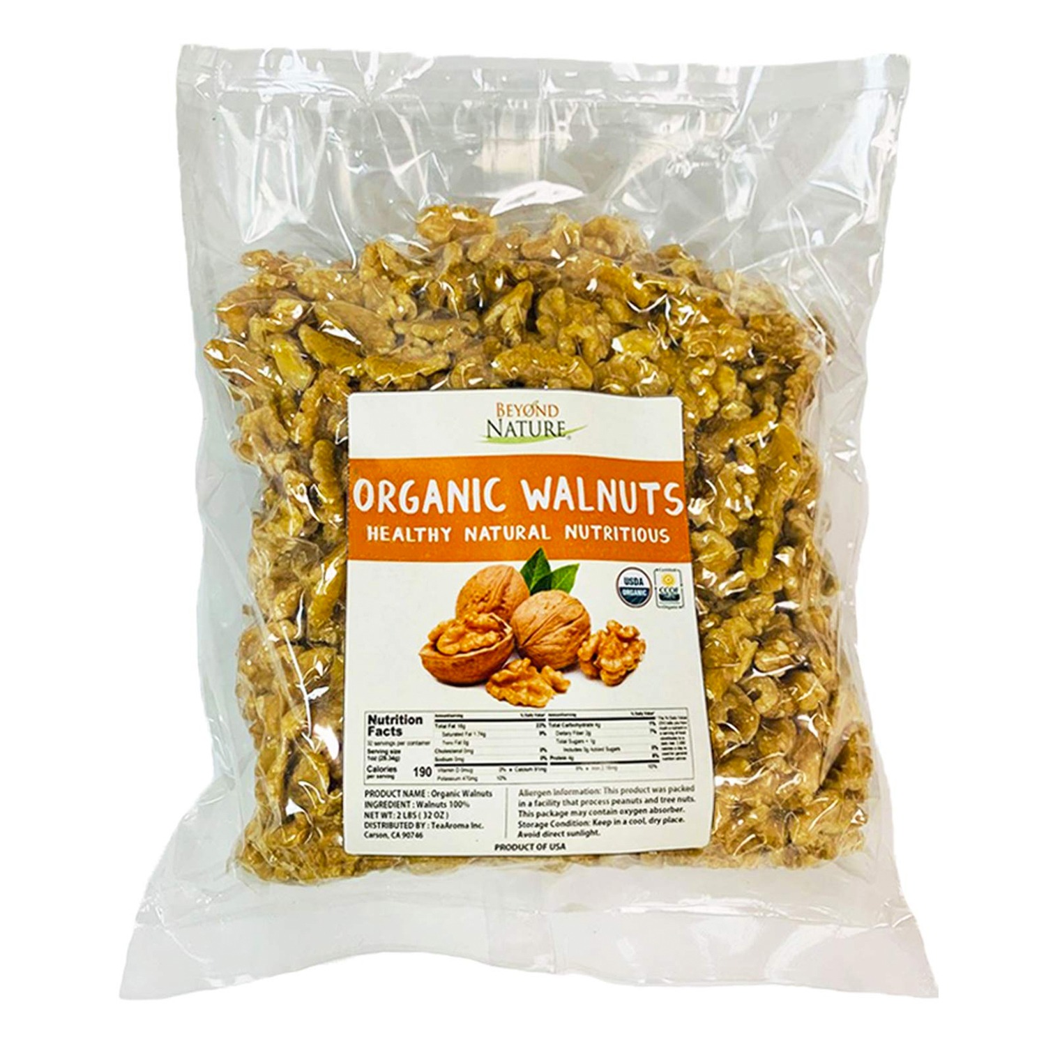 Get Beyond Nature Organic Raw Walnuts 2LB 2 lb Delivered | Weee! Asian ...
