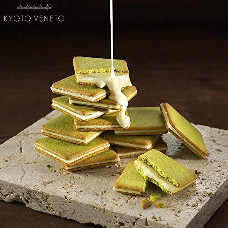 Get KYOTO VENETO Matcha Sandwich Cookies 9pcs Delivered | Weee! Asian Market