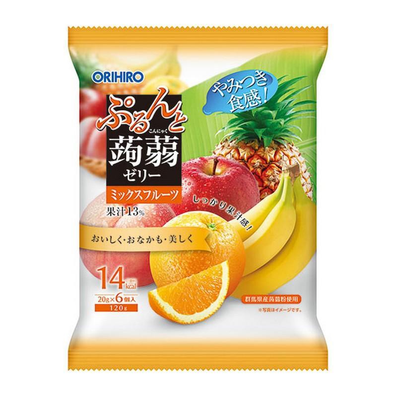 Get ORIHIRO Konjac Jelly Mixed Fruit Flavor 120g Delivered | Weee ...