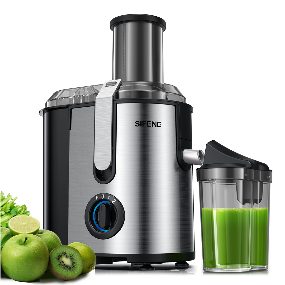 รับ 800W Centrifugal Juicer Machine, Silver จัดส่ง | Weee! ตลาดเอเชีย