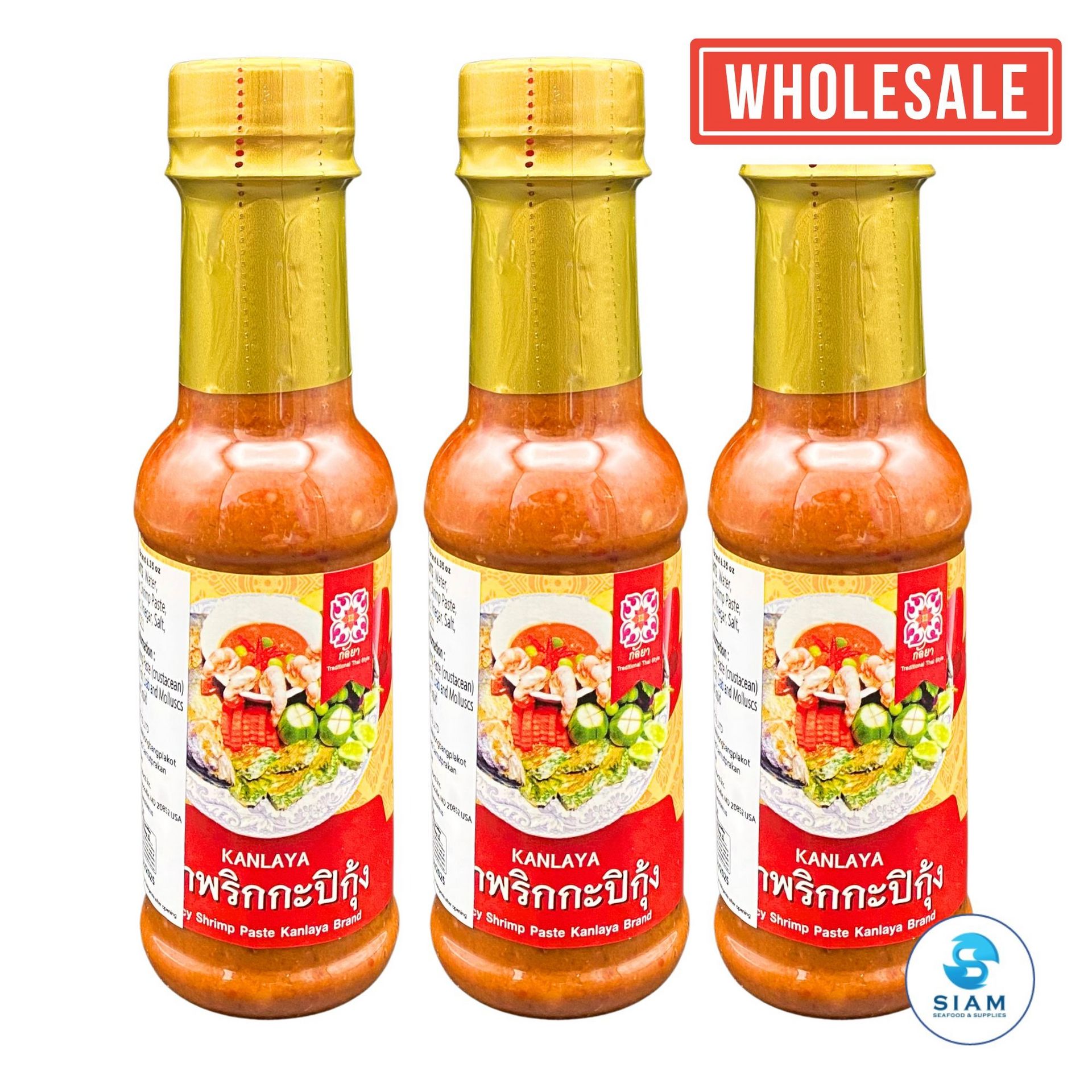 Get (12-Pack) Kanlaya Spicy Shrimp Paste(NamPrik Kapi) Delivered | Weee ...