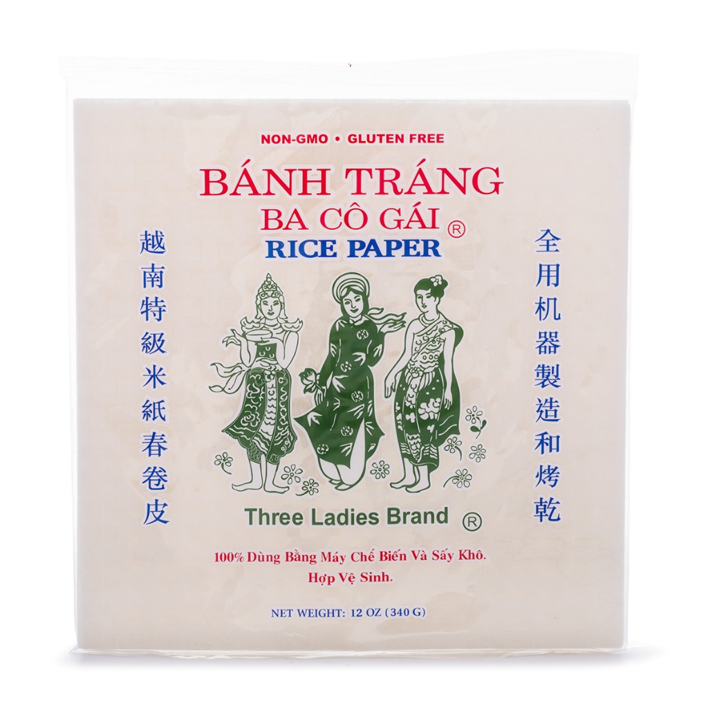Get Three Ladies Brand Machine Square Rice Paper 22cm Delivered | Weee ...