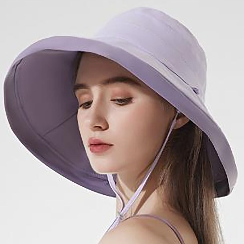 Get NEEDS UV CUT Large Brim Sun Hat - Purple Delivered | Weee! Asian Market