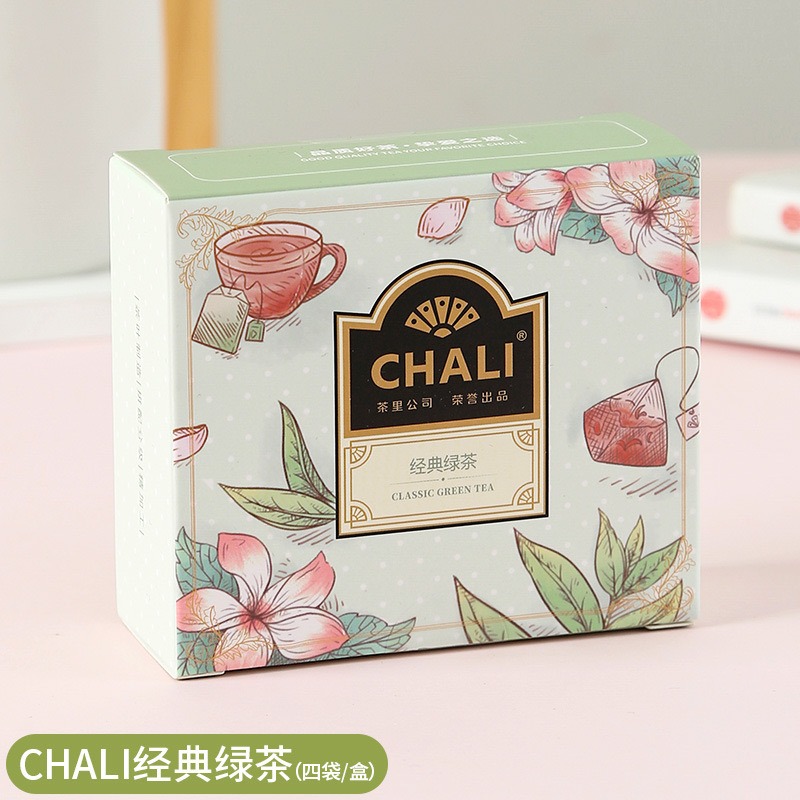 Get CHALI Classic Red Tea Drip Deluxe Box Set-Classic Green Tea 4-Pink ...