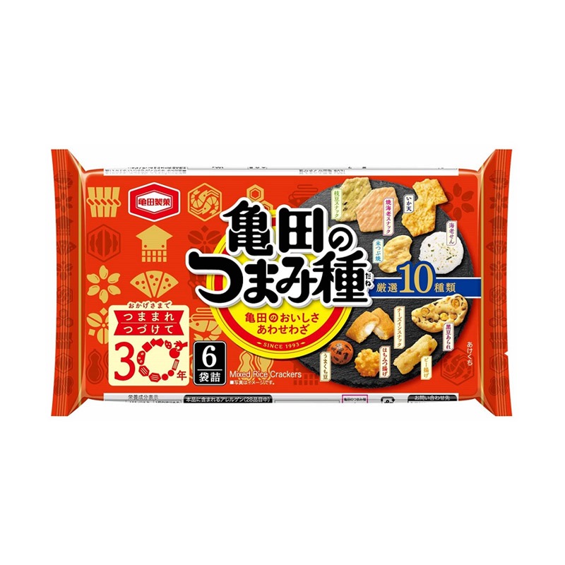 Get Kameda Seika Mixed Rice Cracker Snacks 6 bags 120g Delivered | Weee ...