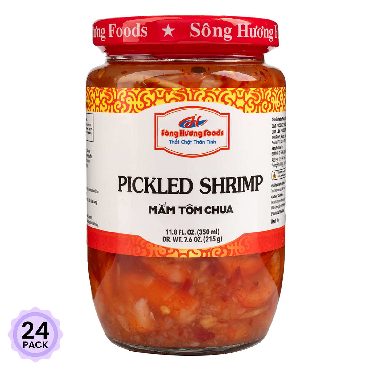 Get Song Huong Pickled Shrimp 11.8 fl.oz*24 pack Delivered | Weee ...