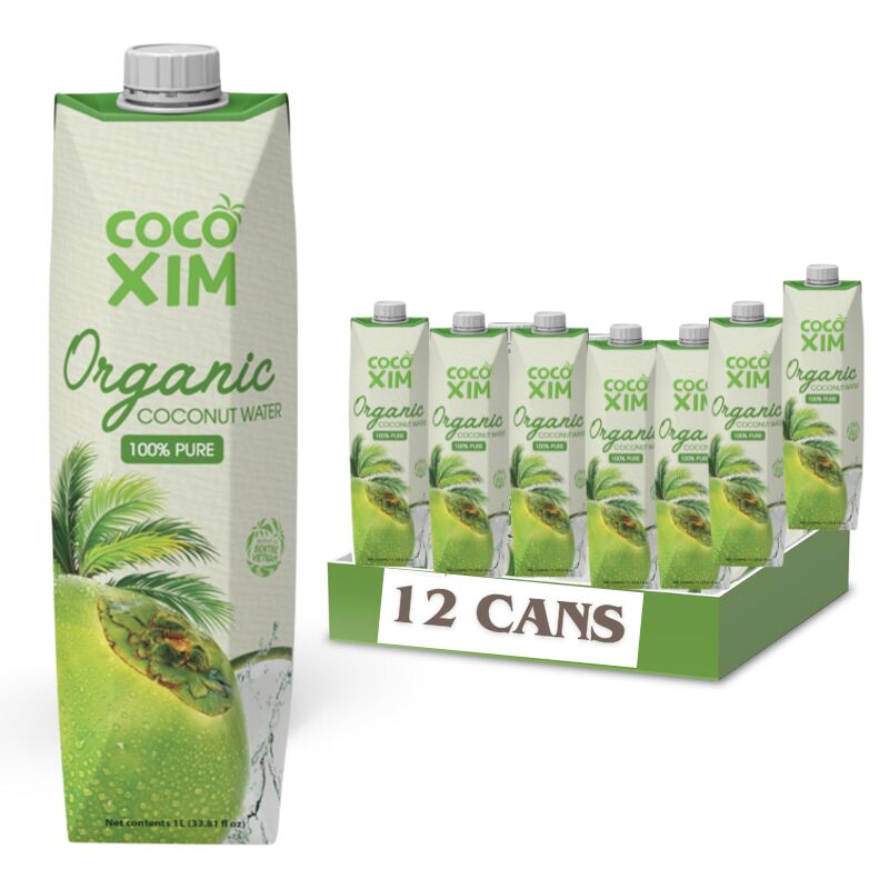 Get COCOXIM Coconut Water Organic 12 jars Delivered | Weee! Asian Market