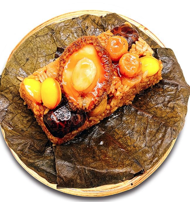 Get Master Deng Abalone and Dried Scallop Sticky Rice Lotus Leaf Wrap ...