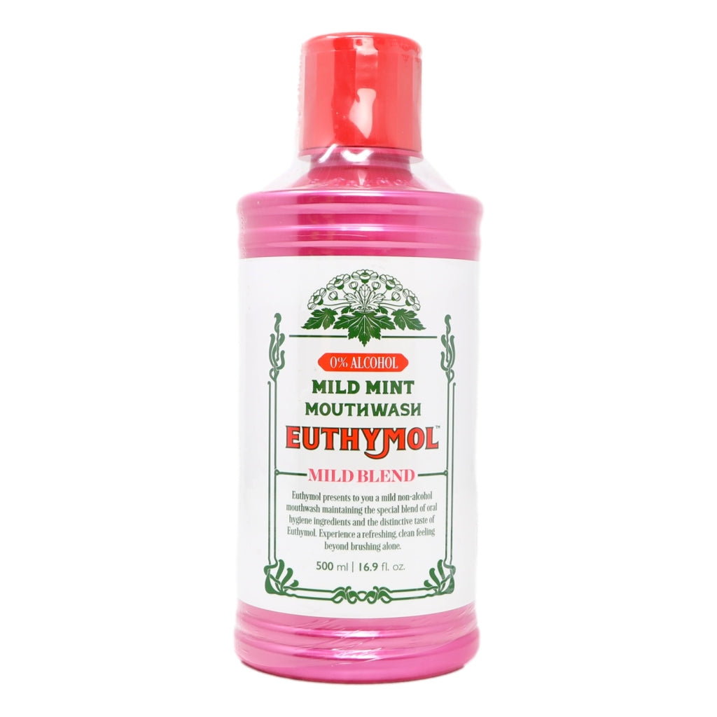 รับ EUTHYMOL Zero Alcohol Mild Mint Mouthwash 500ml จัดส่ง | Weee! ตลาด ...