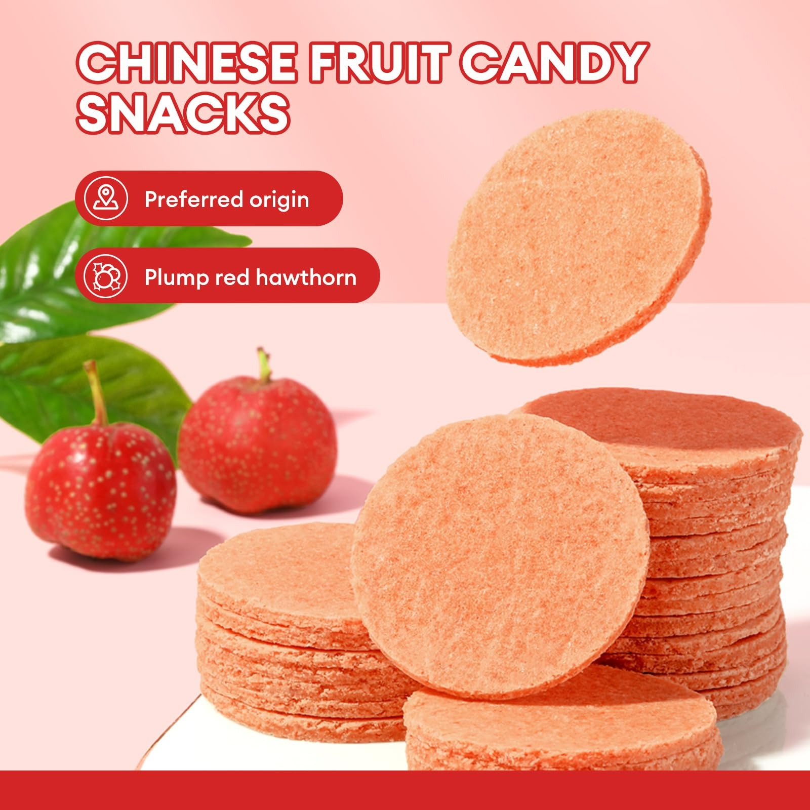 Get BESTORE Haw Flake Hawthorns Flakes Sweet Candy Chinese Fruit Treats ...