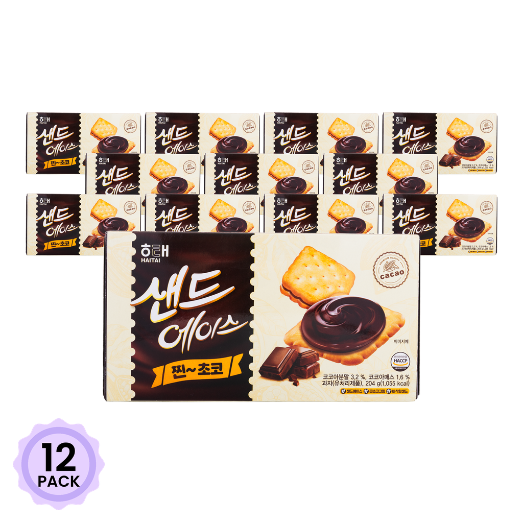 Get Haitai Ace Chocolate Biscuits 204 g*12 pack Delivered | Weee! Asian ...