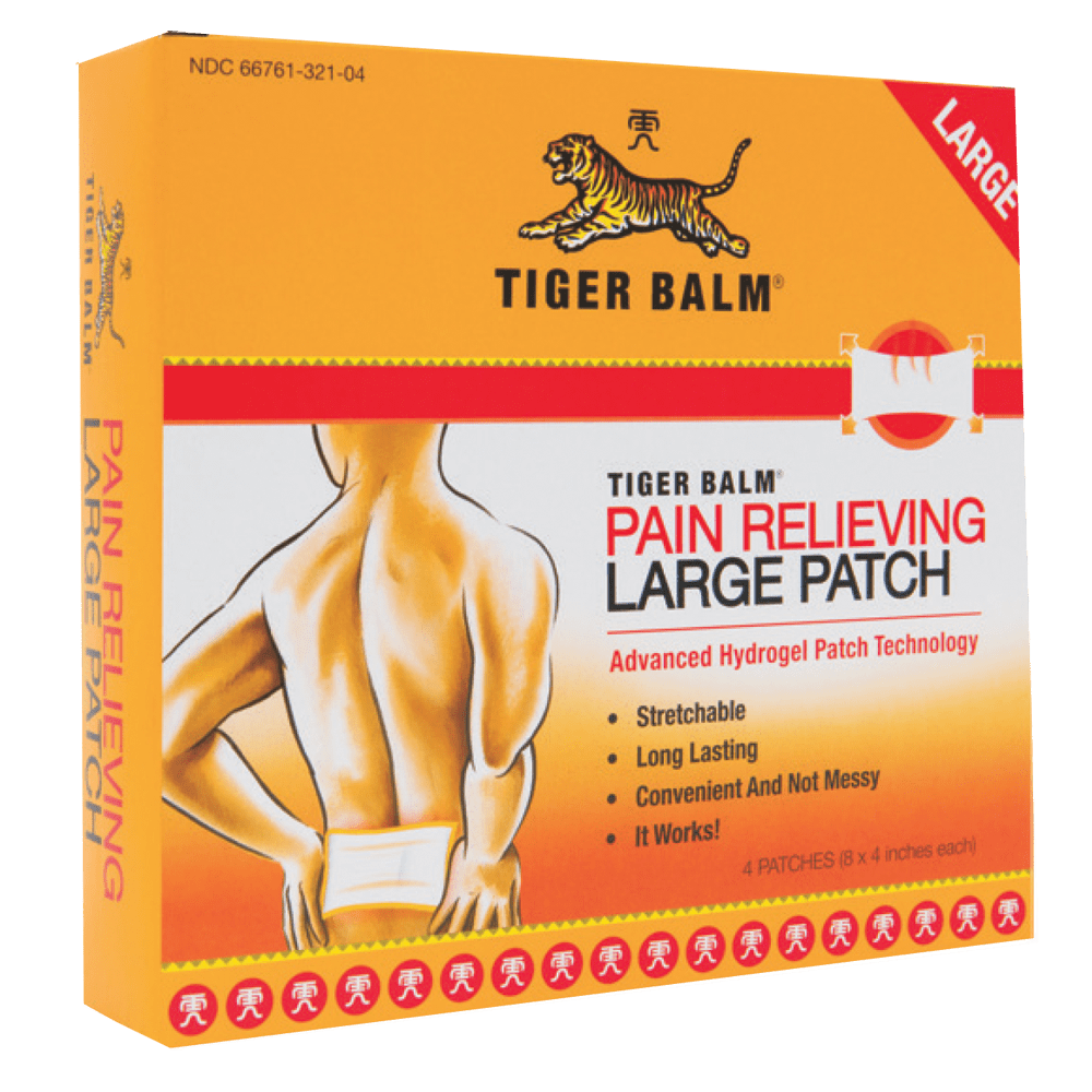 Get Tiger Balm Pain Relieving Large Patch, 4 Patches Delivered | Weee ...