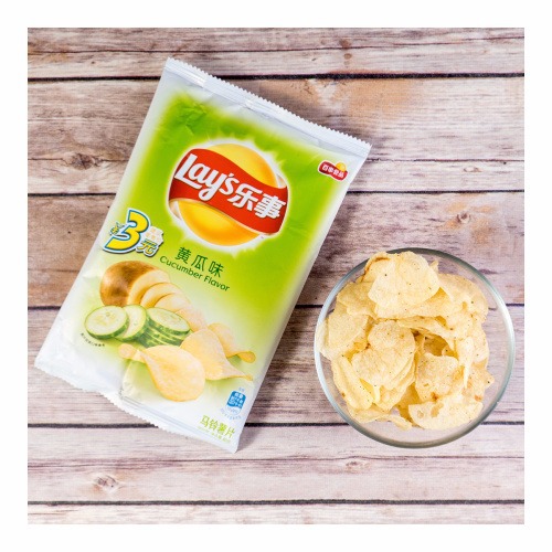 Lays Potato Chips Cucumber Flavor 40g Weee