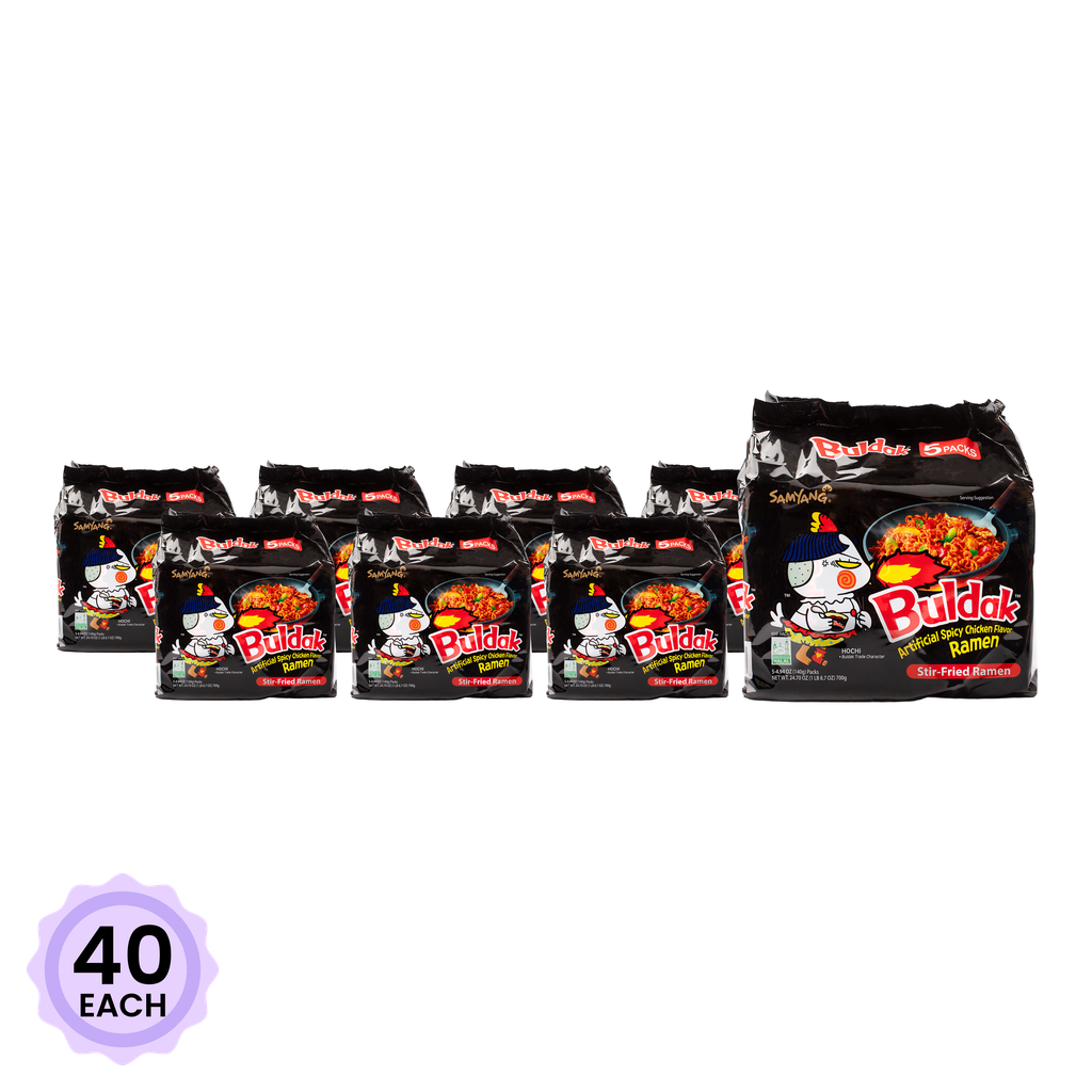 Get Samyang Buldak Ramen Black, Hot Chicken Flavor 140 g*40 each ...