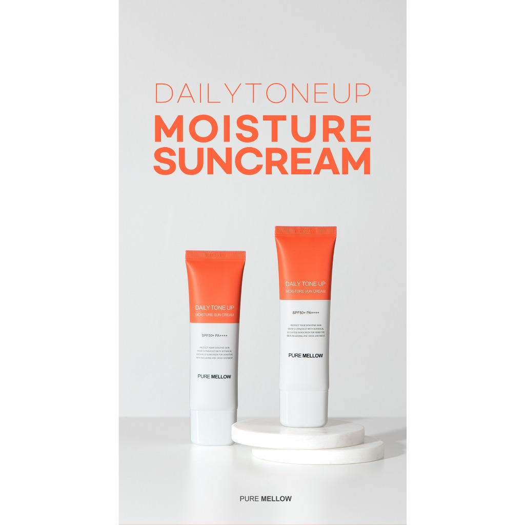 Get Pure Mellow Daily Tone-Up Moist Sun Cream SPF50+ PA++++, 50ml, 2 ...