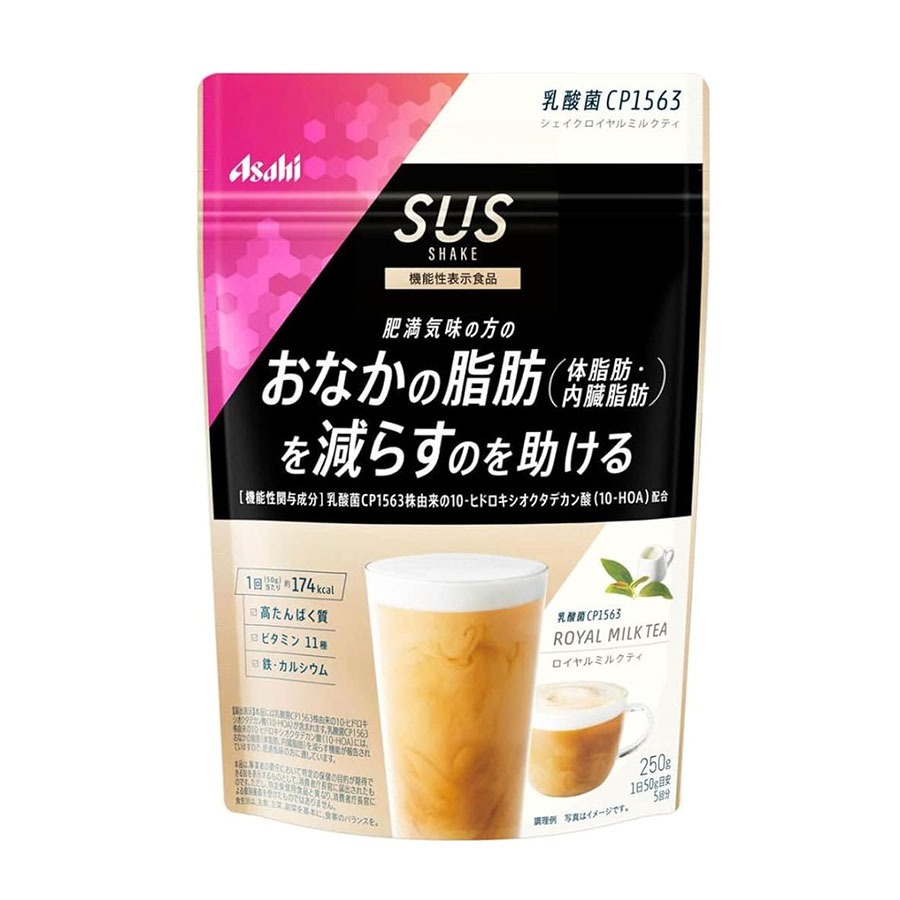 Asahi SUS Protein & Lactobacillus Shake Royal Milk 250 g - Weee!