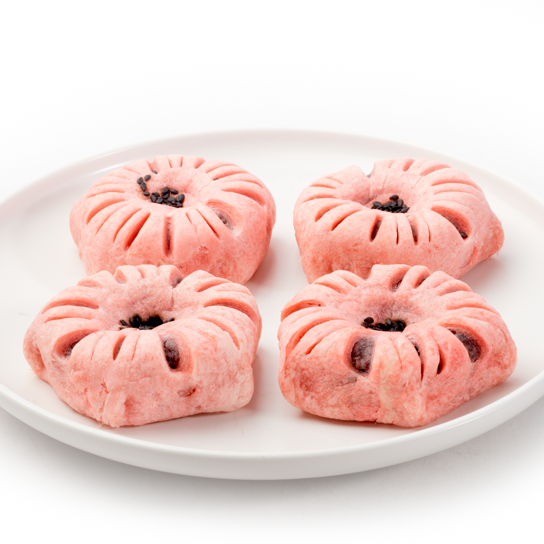 Get M&T Handmade Flower Ube Cake 4pcs Delivered | Weee! Asian Market