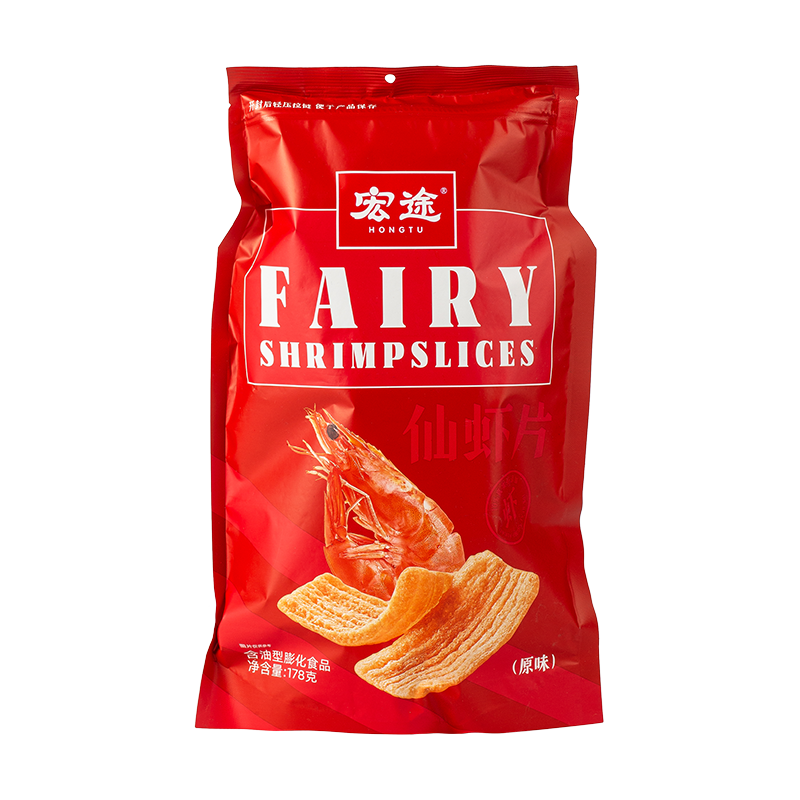 Get Hongtuxian Prawn cracker Original Snack Leisure Food Snack Office ...